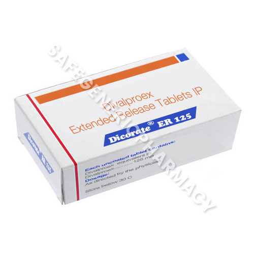Dicorate ER 125mg Tablet (Divalproex Sodium) Online At Low Price